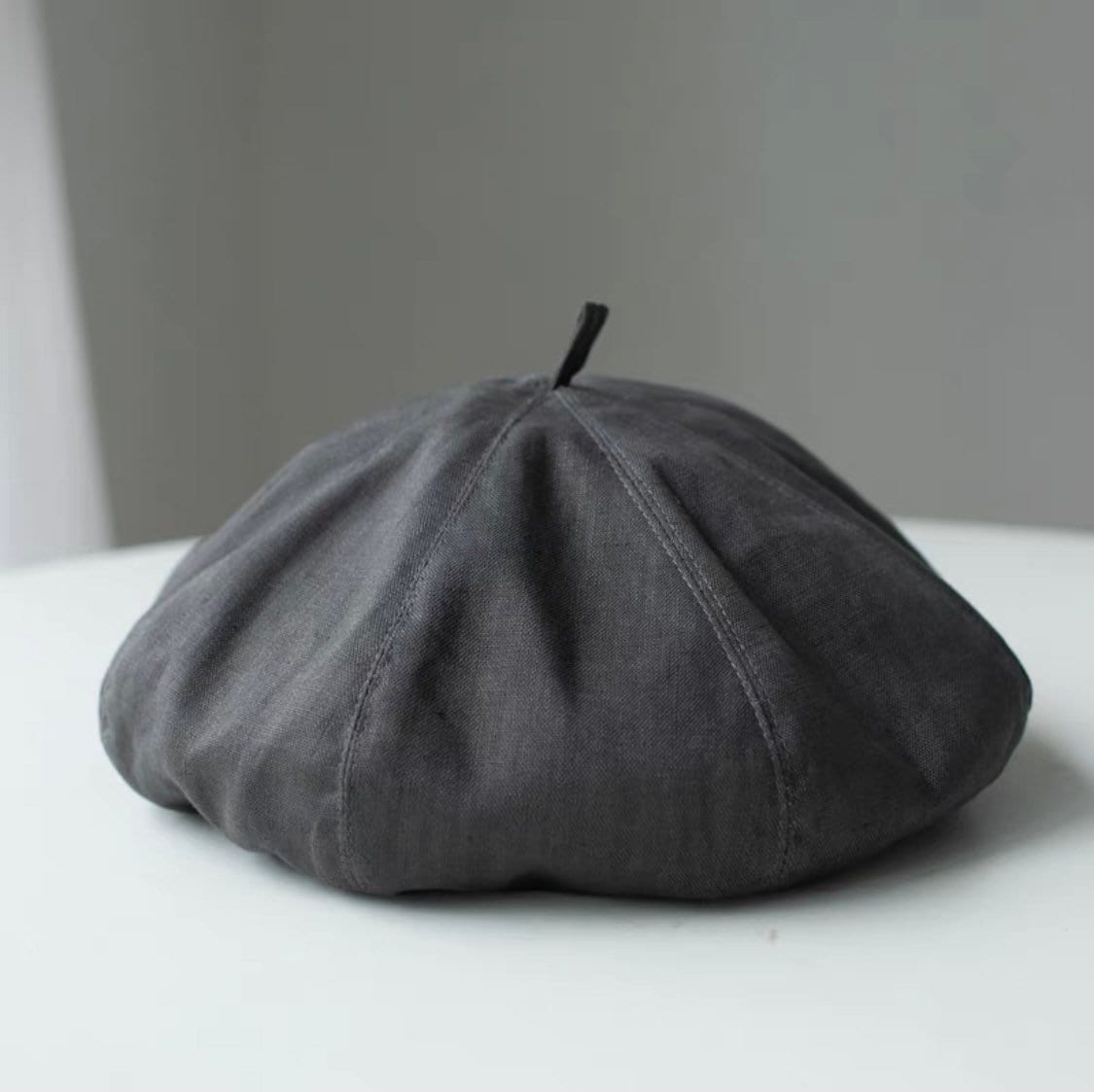 Oversized Spring Summer Beret for Men/women, 100% Linen Beret Hat ...