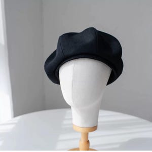 Custom Oversize Wool Beret for Men & Women| Wool Beret| Unisex Fall ...