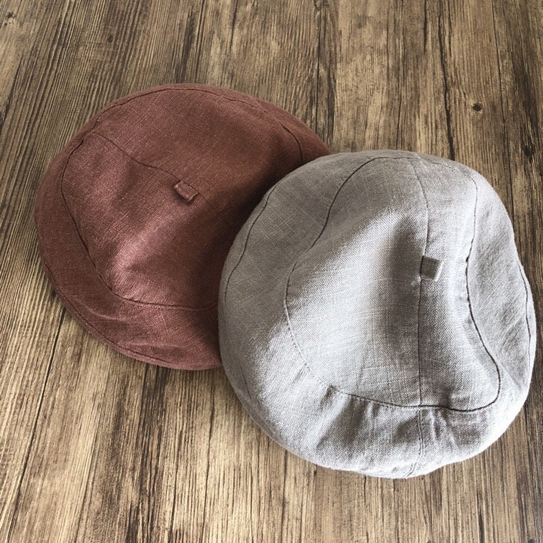 Spring Summer Beret for Women, Linen Beret Hat, Spring/summer Beret for ...
