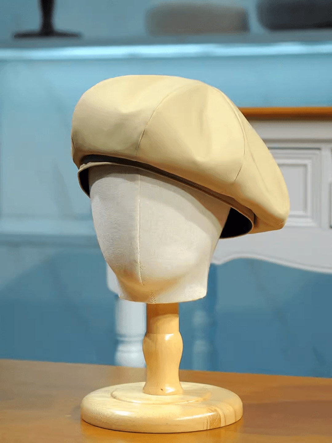 Custom Made Cotton Beret Hat for Standard/large Head, Oversized Cotton ...