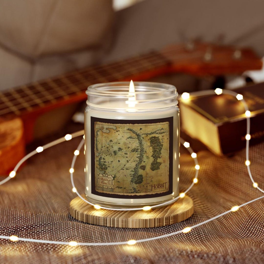 Middle Earth Candle Hobbit Scented Candles, Coconut Apricot Wax 4oz ...