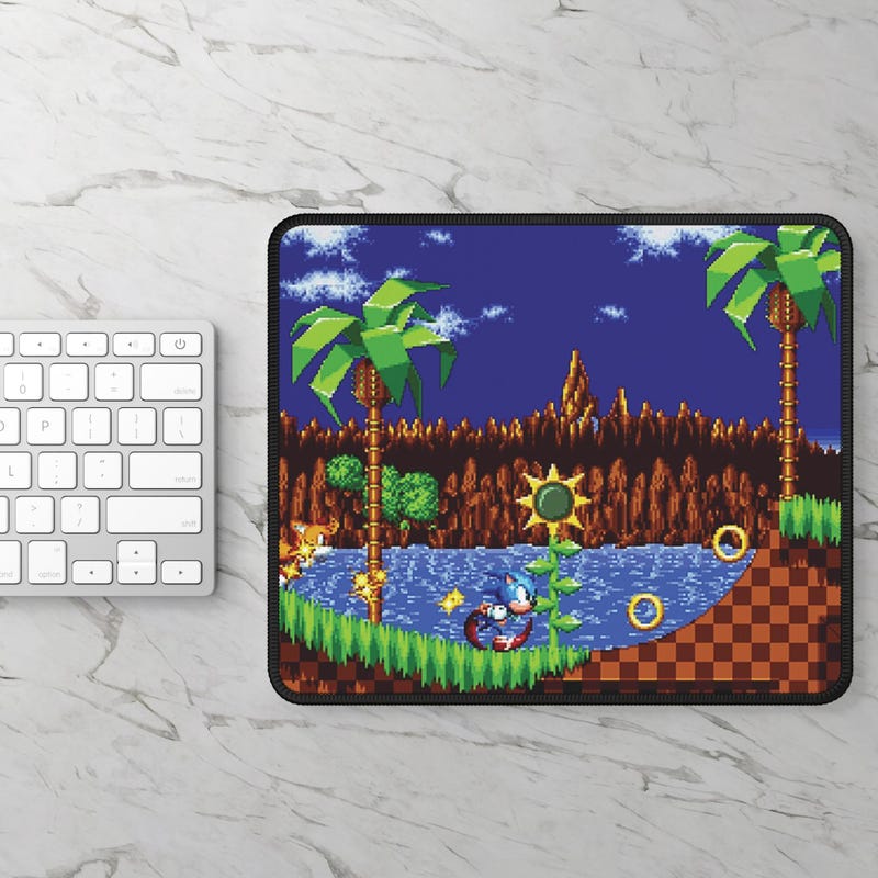 Sonic Mouse Pad - Etsy UK