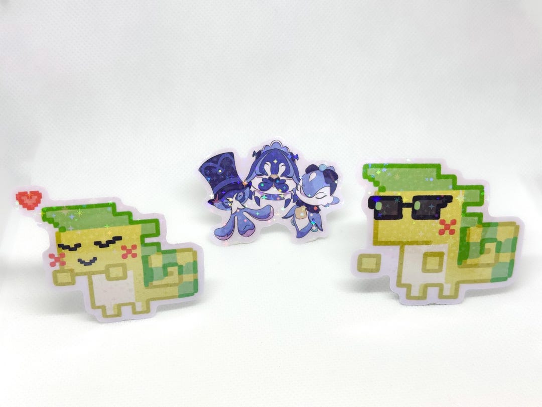 Genshin Impact K'uhul Ajaw Stickers and Furina’s Friends Sticker. Fan ...