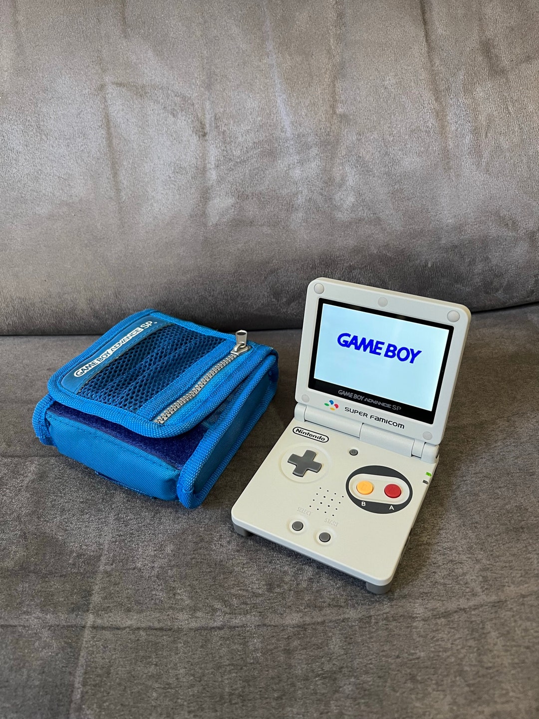 Gameboy Advance SP Backlight IPS V2 Nes Edition AGS-101 - Etsy