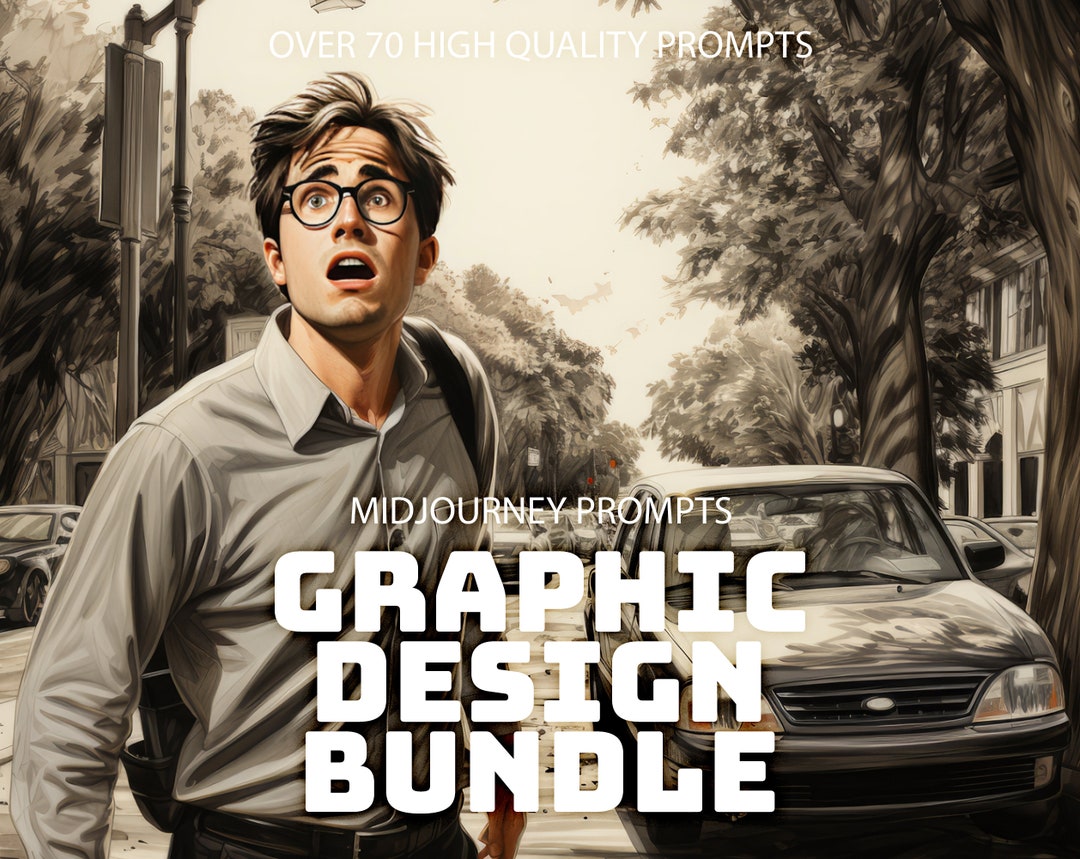 Midjourney Prompts: Graphic Designer Bundle Over 70 Graphic Design ...