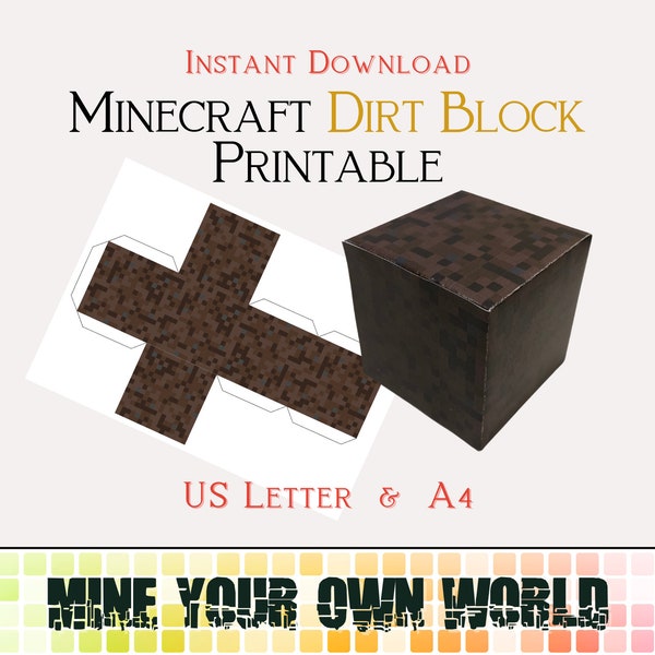 Custom Minecraft Printable Wall Art Personalized Set of 3 Prints ...