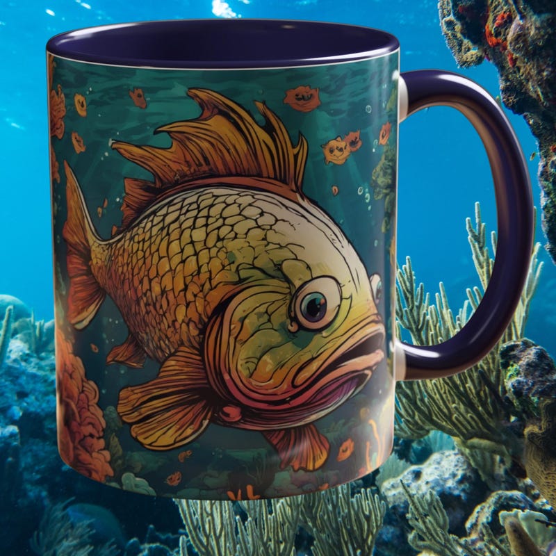 Fish Mug - Etsy