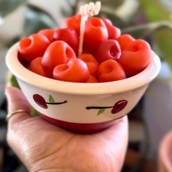 Cherry Candles - Etsy
