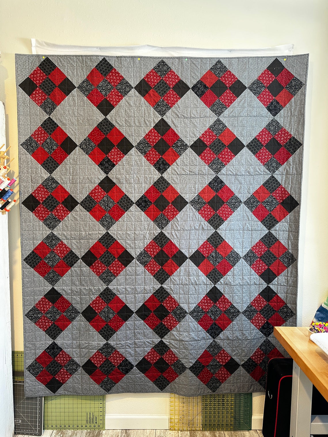 Montana 9-patch Quilt Aka Yellowstone Quilt - Etsy
