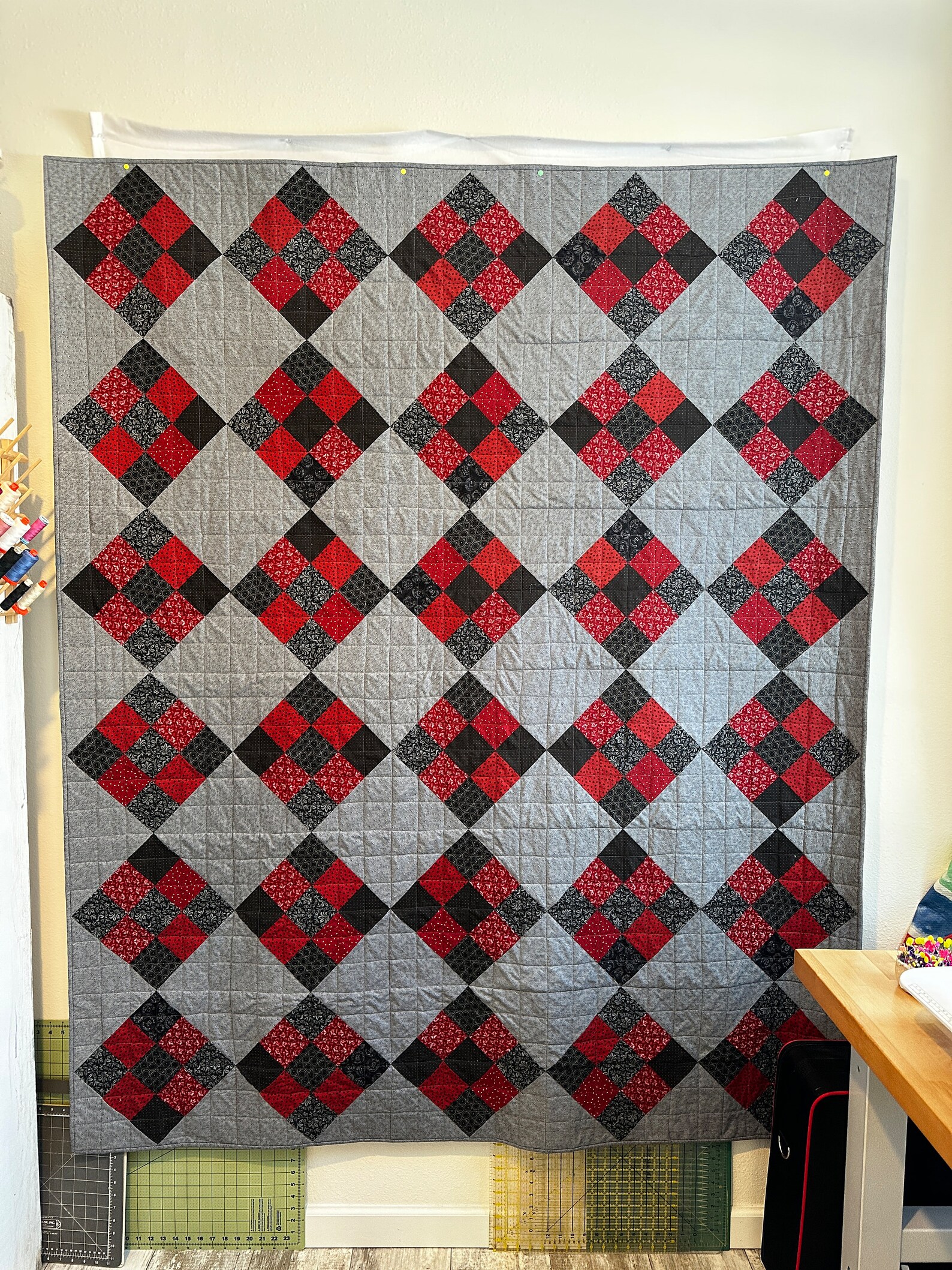 Montana 9-patch Quilt Aka Yellowstone Quilt - Etsy