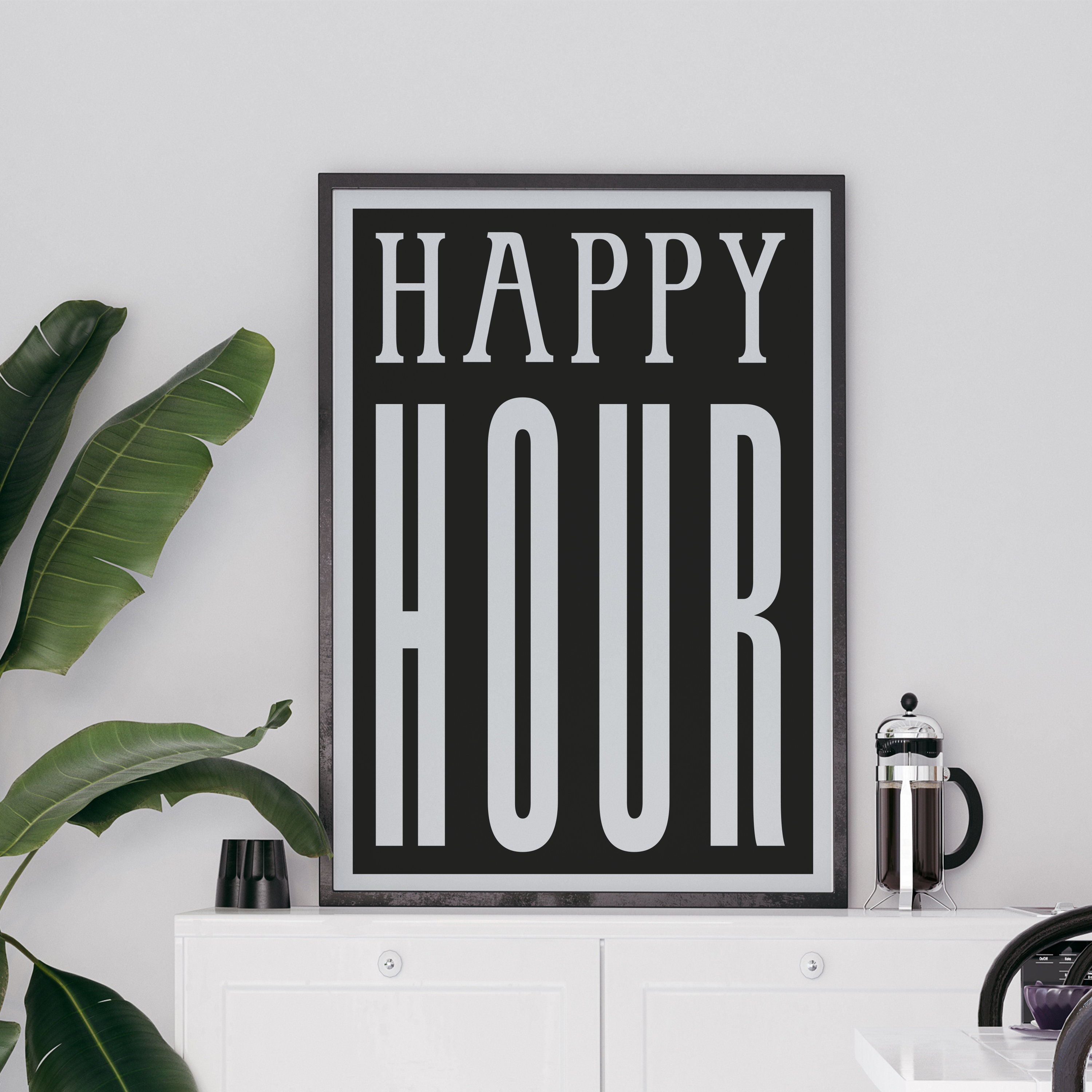 Happy Hour Drinks Print - Etsy UK