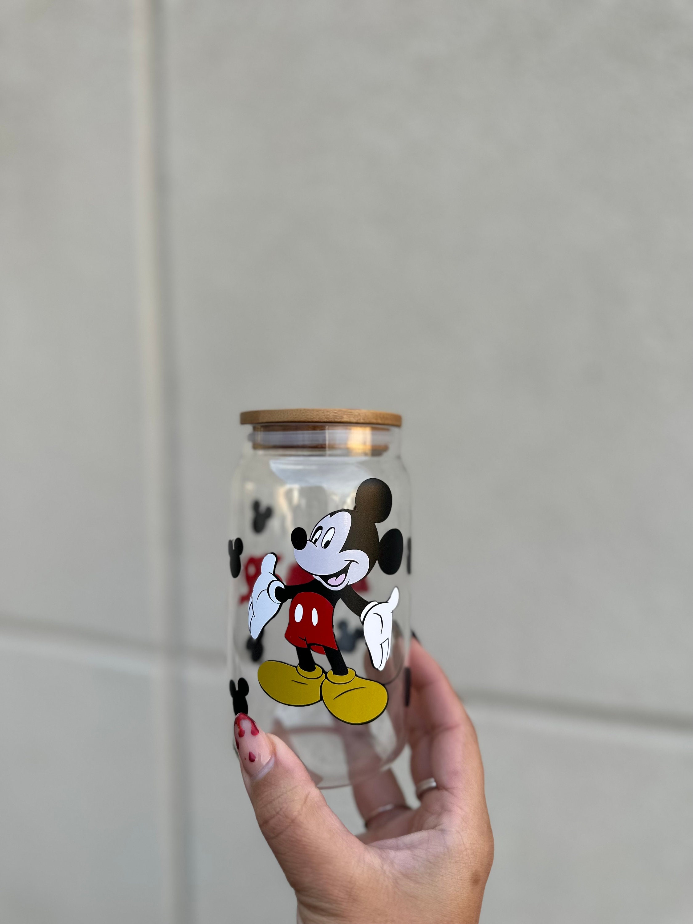 Mickey Mouse Glass Cup, Mickey Mouse Gifts, Kids Mickey Mouse Cup ...