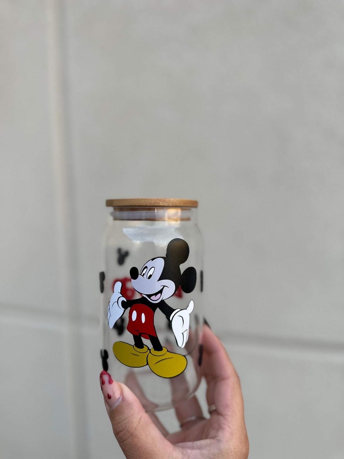Mickey Mouse Glass Cup, Mickey Mouse Gifts, Kids Mickey Mouse Cup ...