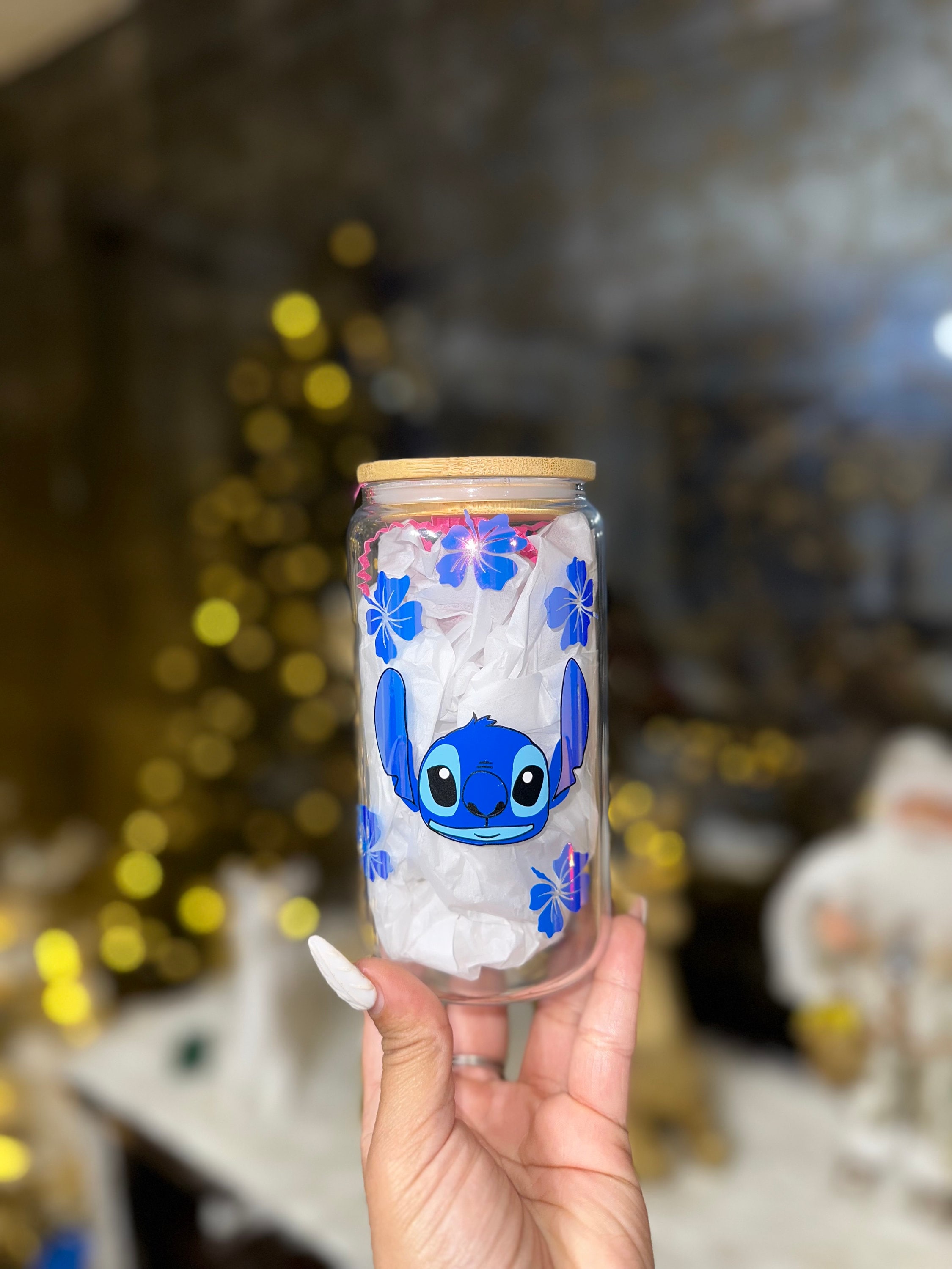 Lilo & Stitch 16oz Libby Glass Cup, Stitch Gifts - Etsy