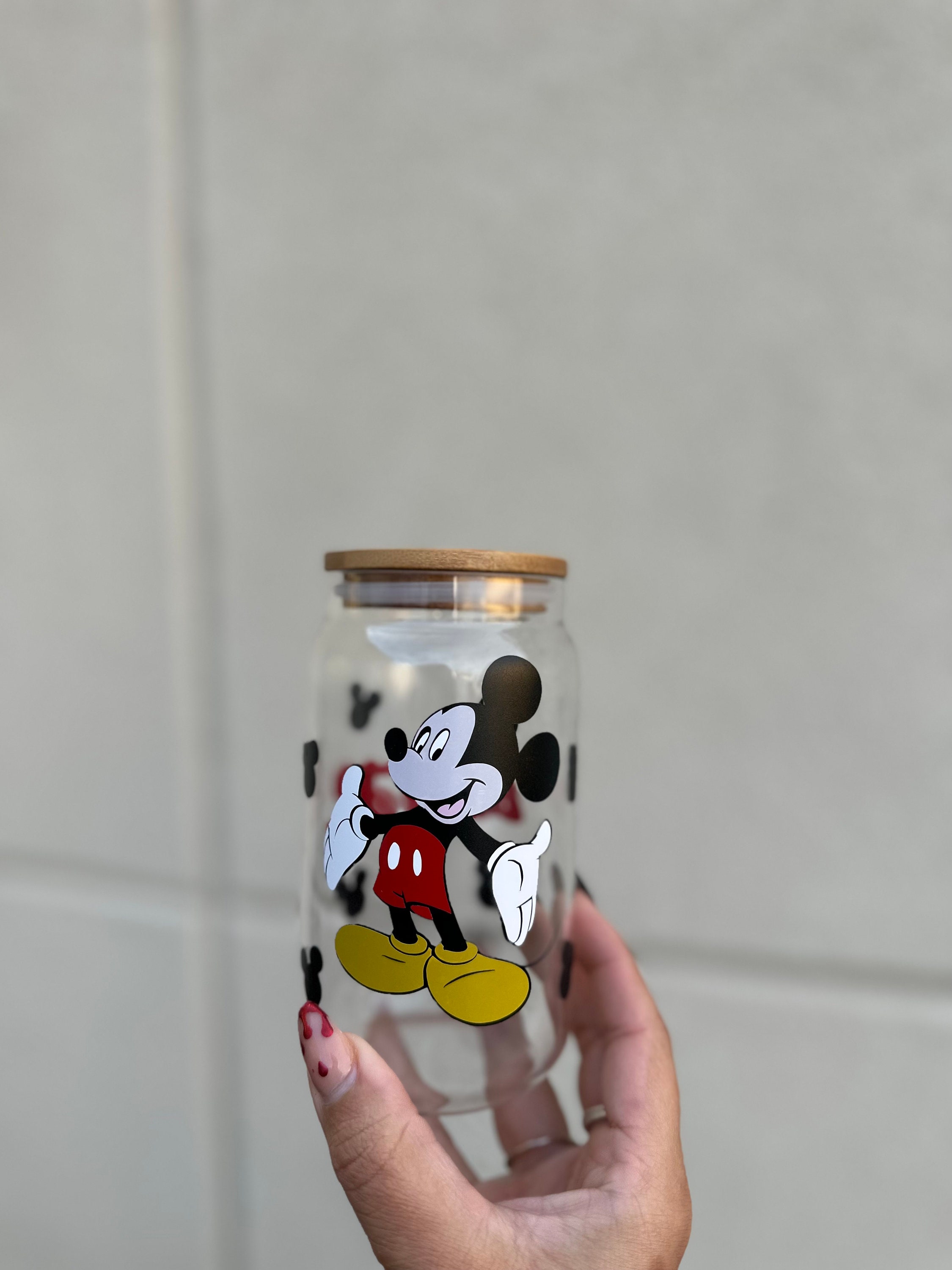 Mickey Mouse Glass Cup, Mickey Mouse Gifts, Kids Mickey Mouse Cup ...