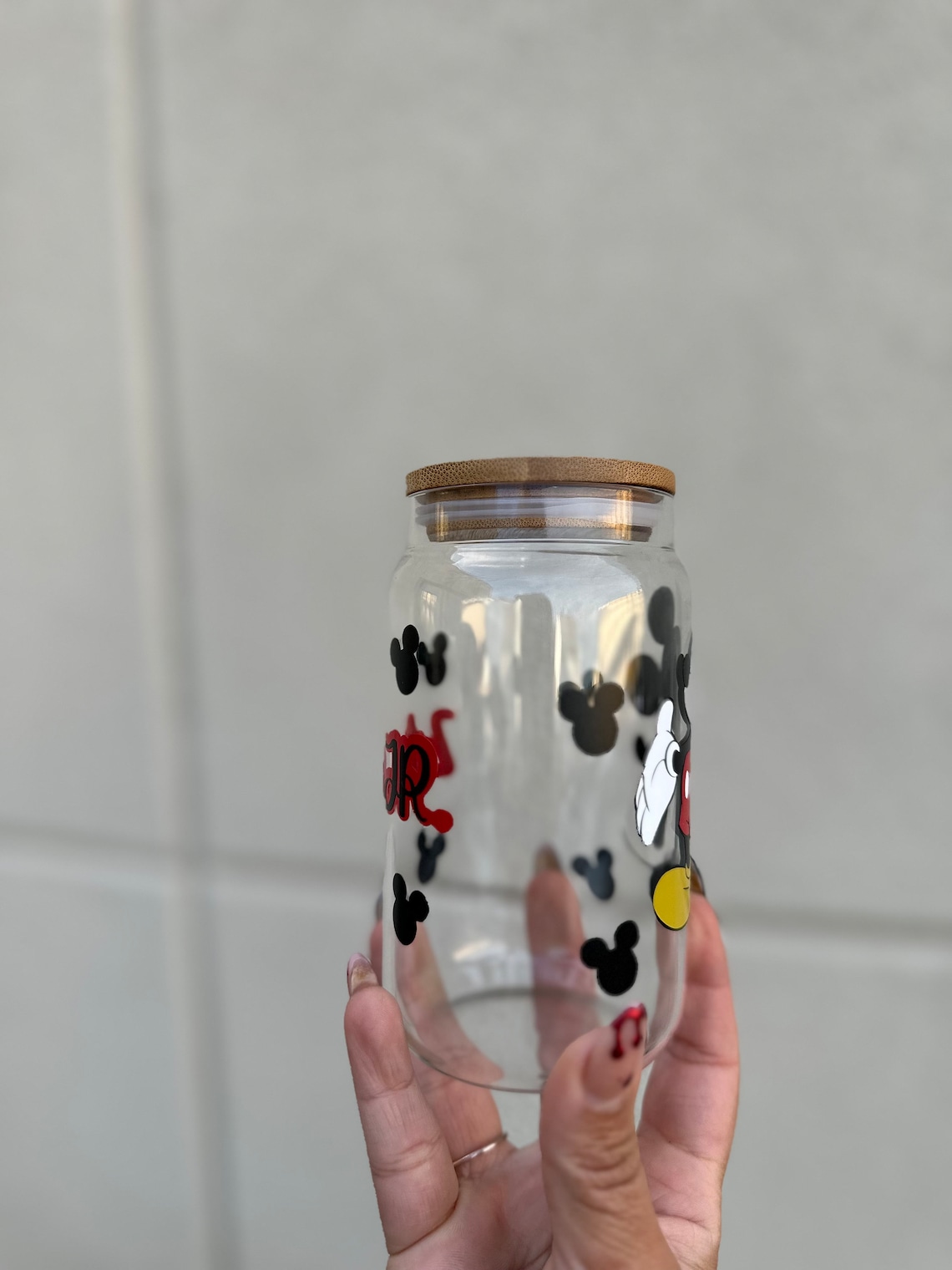 Mickey Mouse Glass Cup, Mickey Mouse Gifts, Kids Mickey Mouse Cup ...