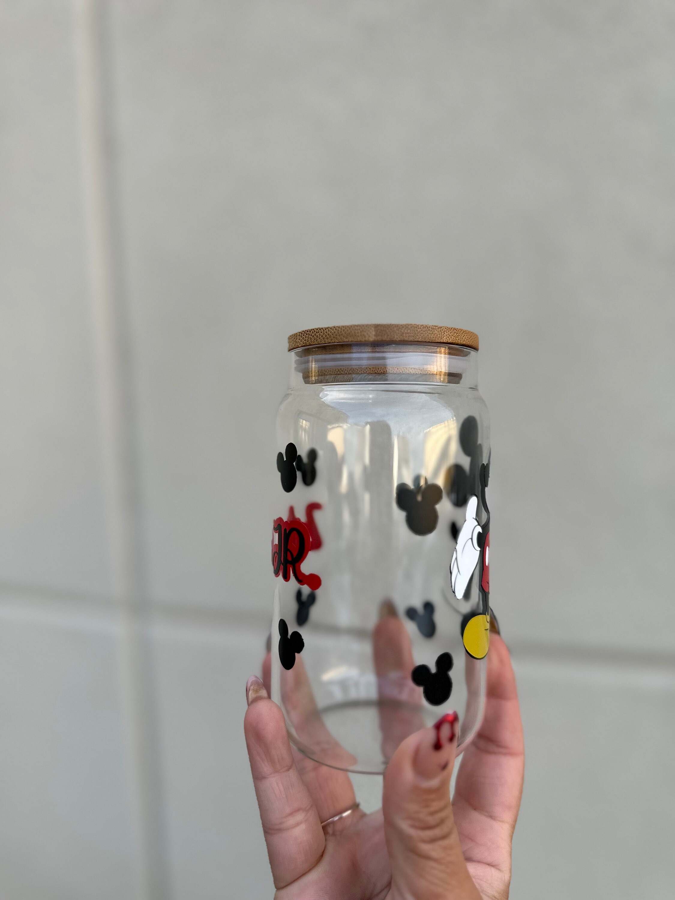 Mickey Mouse Glass Cup, Mickey Mouse Gifts, Kids Mickey Mouse Cup ...