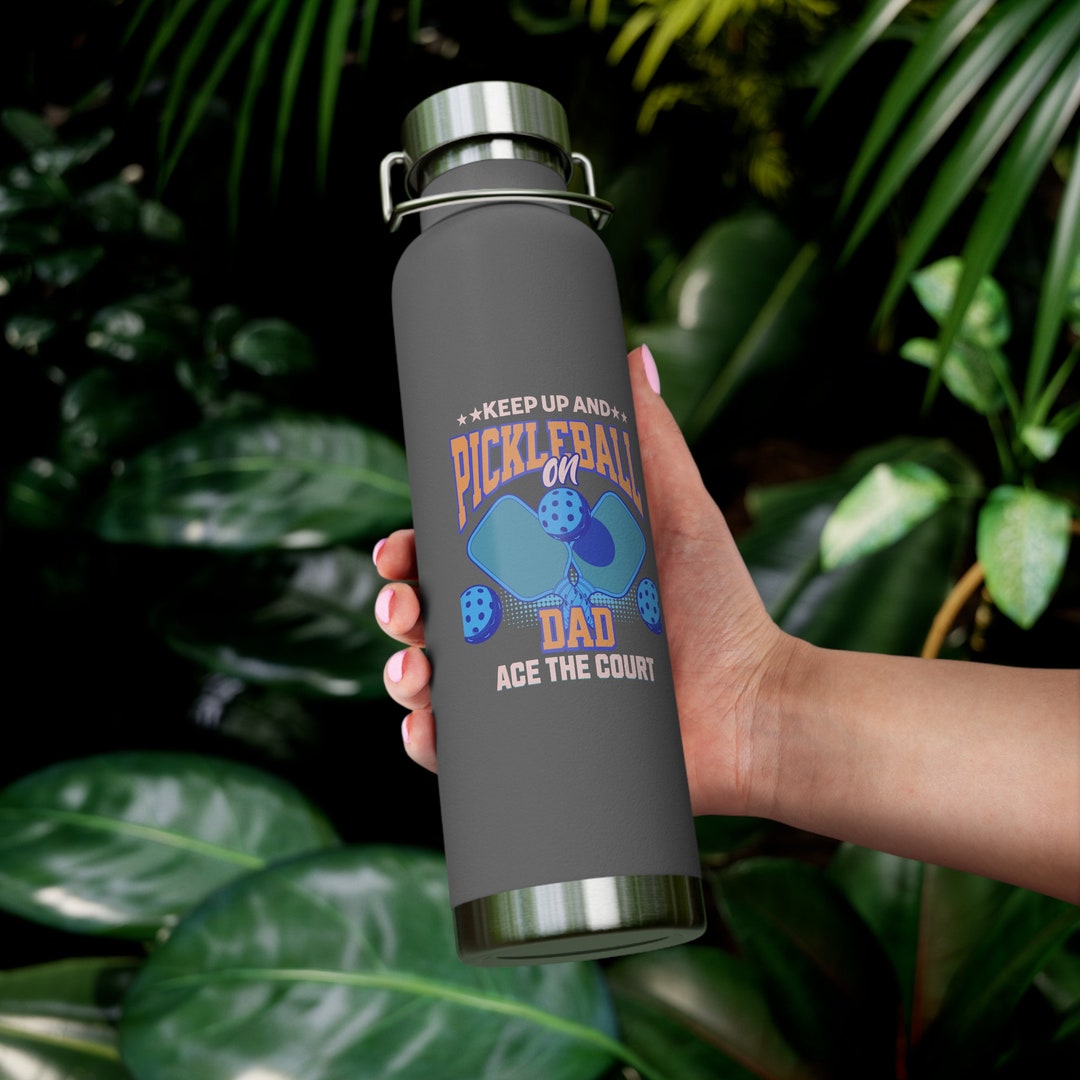 Pickleball Dad Insulated Bottle: Copper Vacuum, 22oz - Etsy