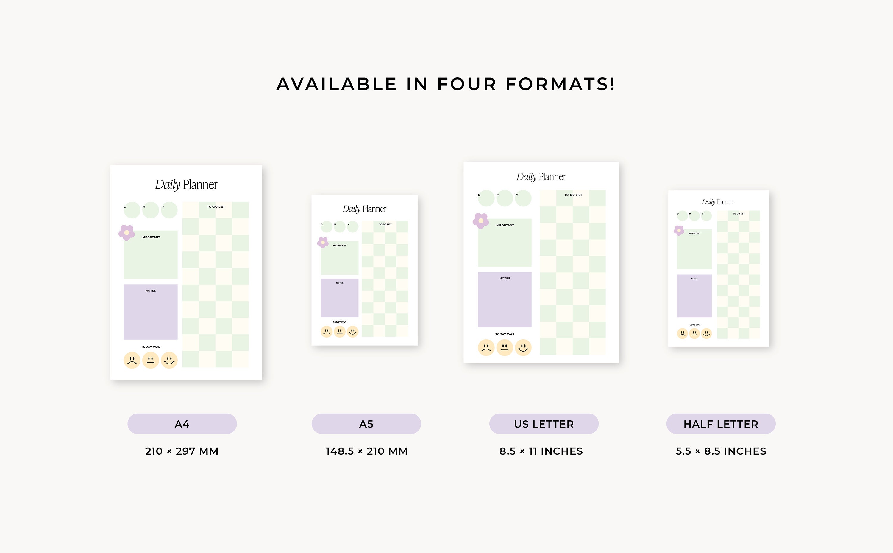 Pastel Daily Planner Printable Cute Personal to Do List - Etsy