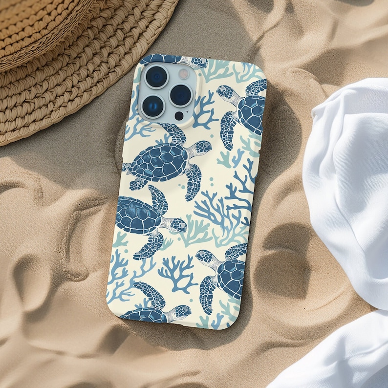 Summer Phone Case, Sea Turtle iPhone Case, Ocean Phone Case, iPhone 15 ...