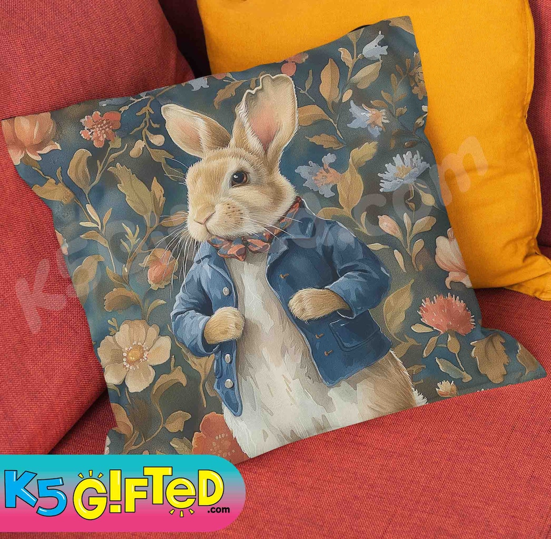 Beatrix Potter Peter Rabbit Pillow, Full Pillow or Case Only, Spun ...