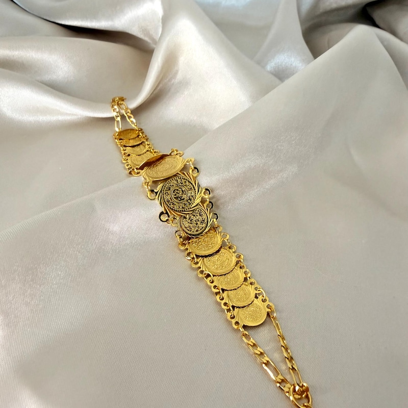 Lira 24k Gold Bracelet - Etsy UK