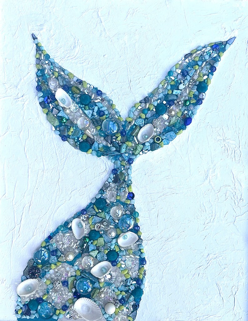Mermaid Tail Shadowbox Artwork - Etsy