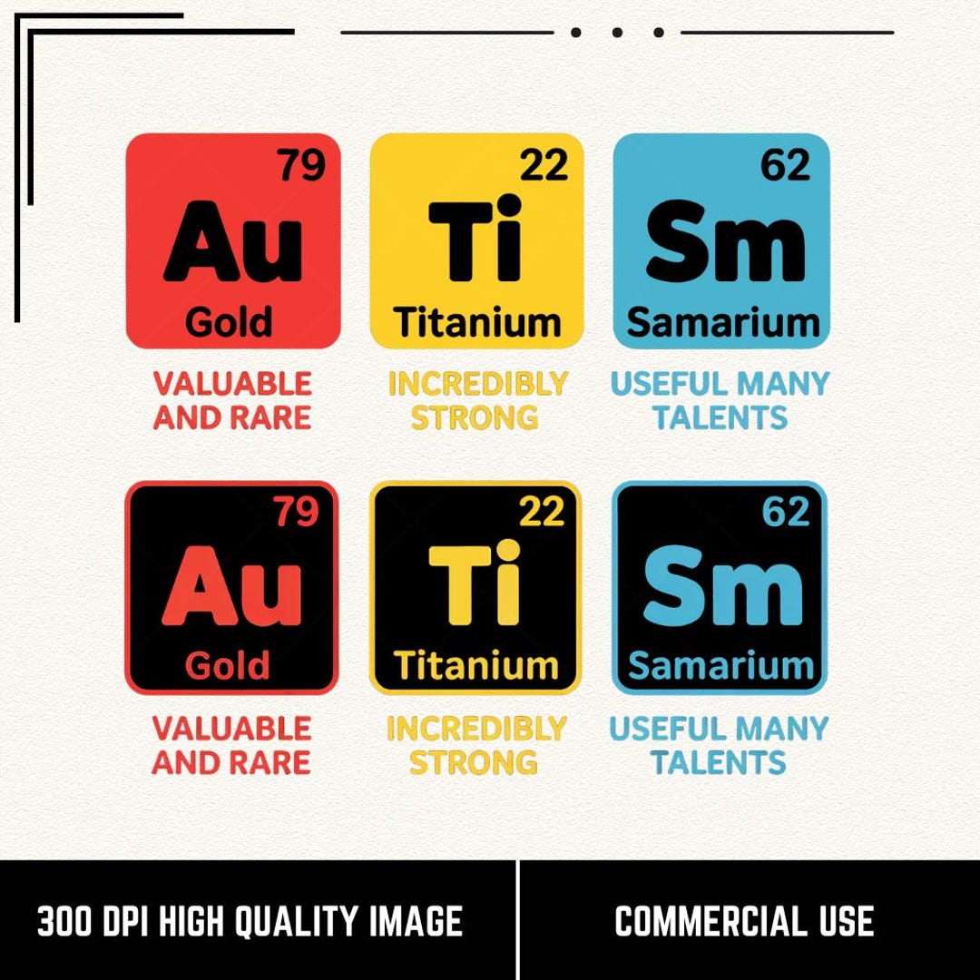 Autism Awareness Periodic Table PNG, Autism Awareness Shirt, Autism Mom ...