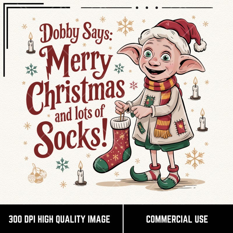 Dobby Socks - Etsy