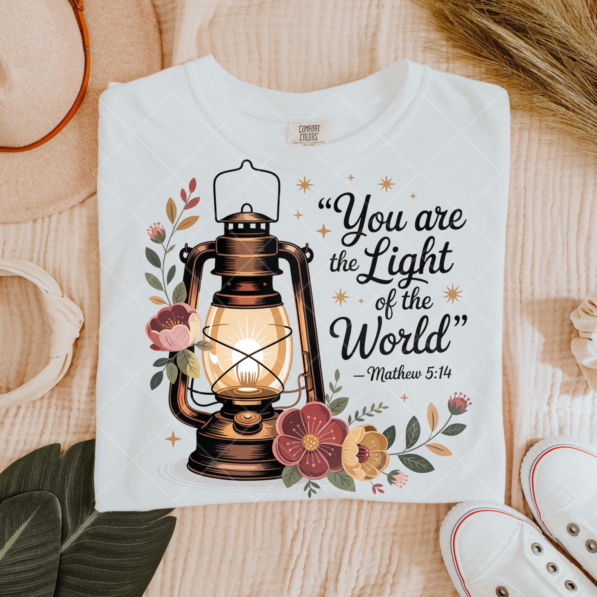 You Are the Light PNG: Christian Bible Verse Design (digital Download ...