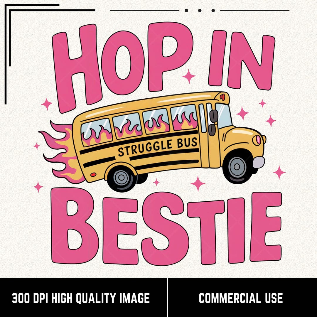 Struggle Bus PNG: Funny Mental Health Design (digital Download) - Etsy