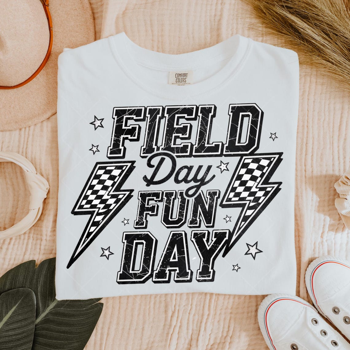 Retro Field Day Fun Day PNG: Lightning Design (digital Download) - Etsy