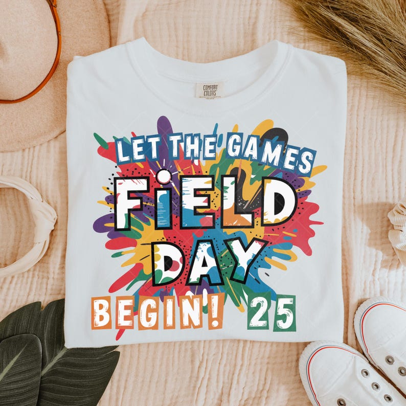 Field Day 2025 Tie Dye PNG: School Games Graphic (digital Download) - Etsy