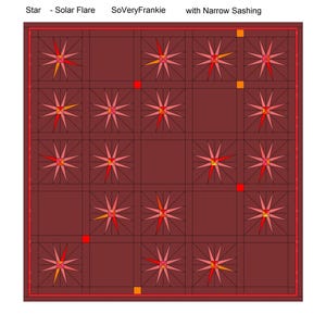 Star Quilt Block FPP Pattern: 7 Sizes (PDF Download) - Etsy