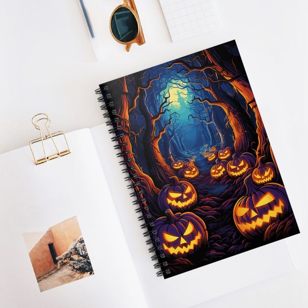 Halloween Notebook - Etsy