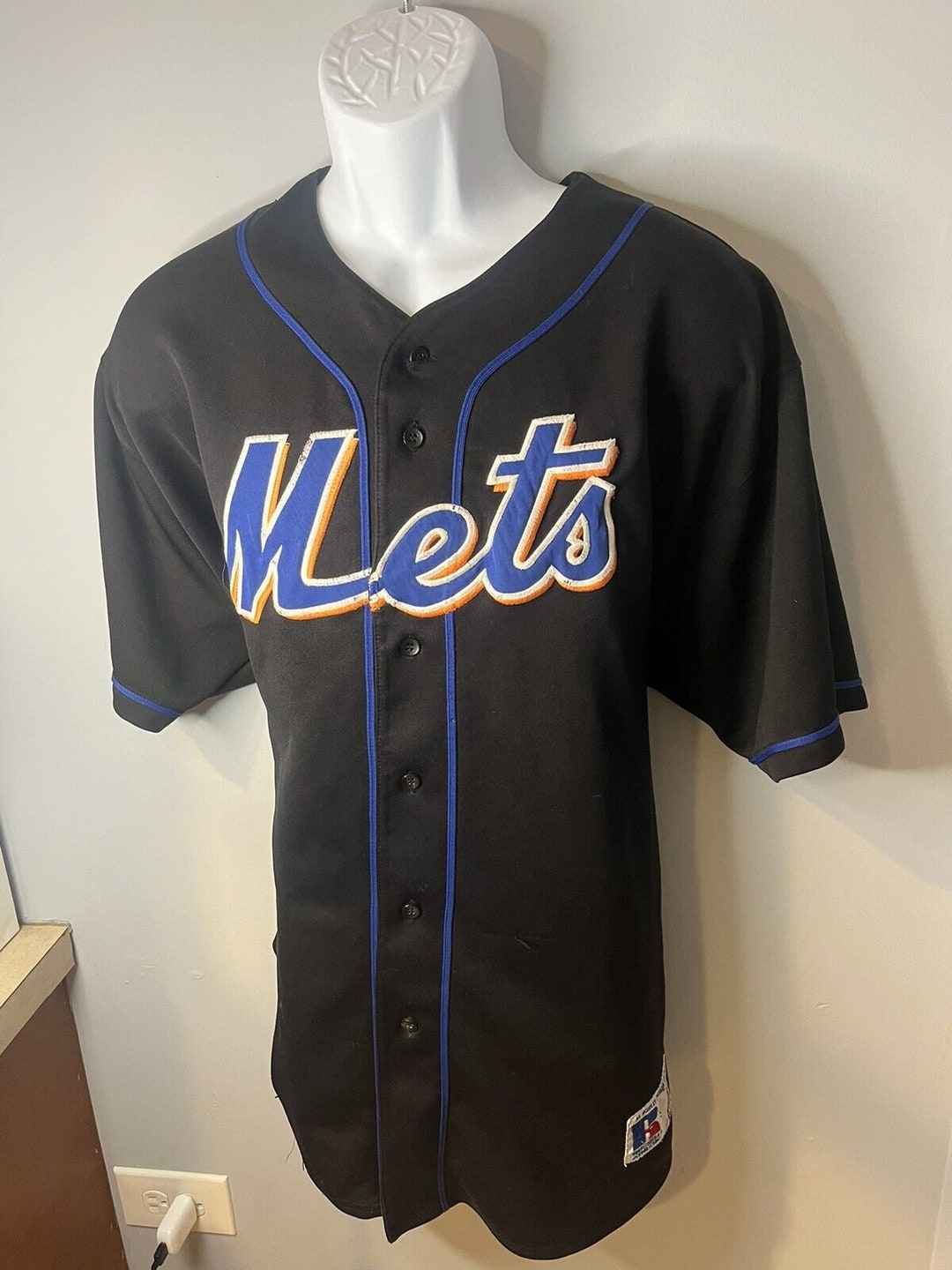 Vintage Jay Payton Jersey New York Mets Size XXL Russell Athletic Black ...