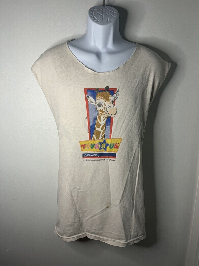 Vintage Toys R Us Geoffrey Giraffe Cut Tank Top Shirt Size XL 20x29, Untagged - Etsy