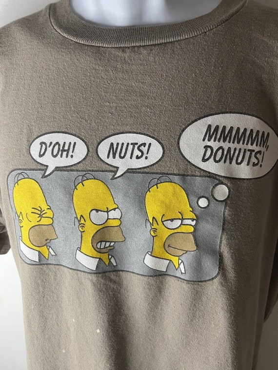 Vintage The Simpsons Changes Tag Homer Single Stitch … - Gem
