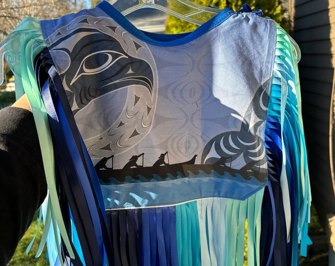 Boys Fancy Dance Regalia: Indigenous Pow Wow Outfit, Handmade Cotton ...