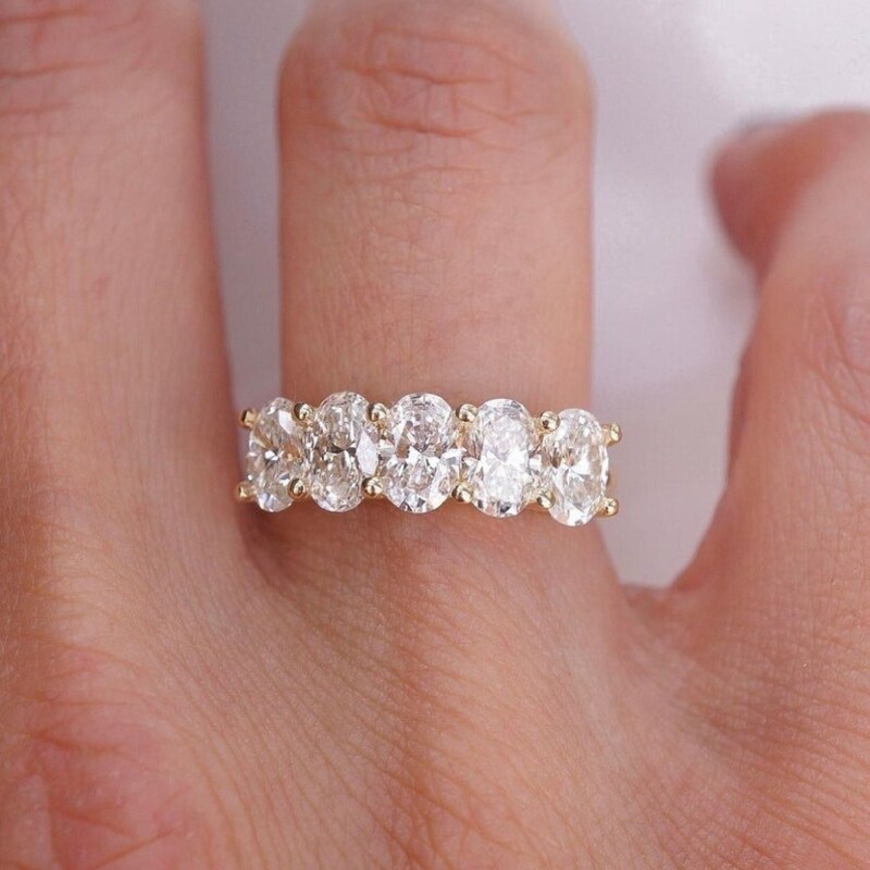 Stone Wedding Ring - Etsy