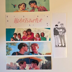 6 Heartstopper Bookmarks - Etsy