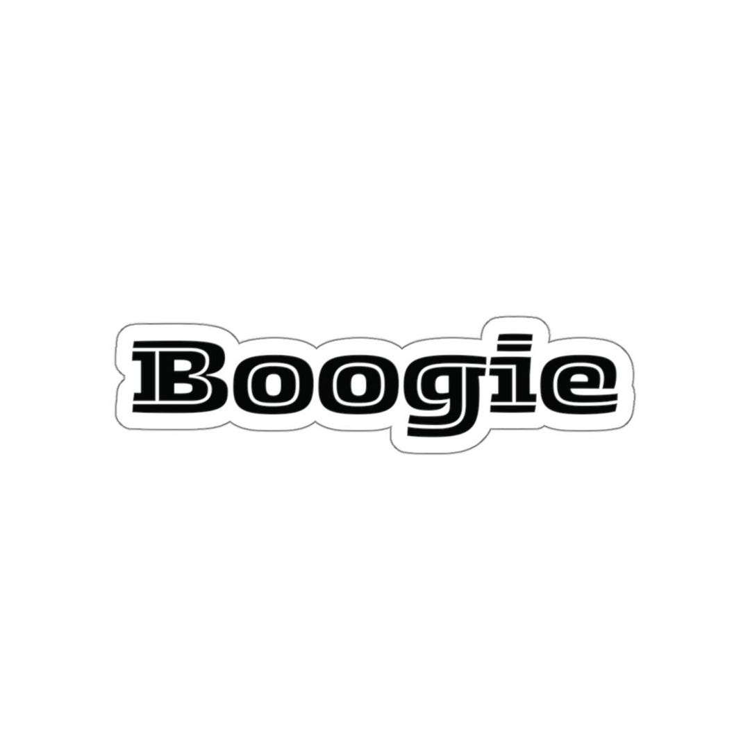 Boogie Black Kiss-cut Sticker, Retro 70s Disco, Laptop Decal - Etsy