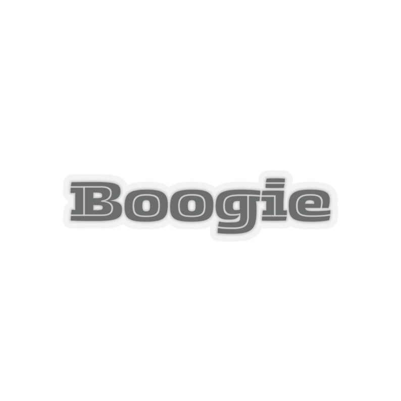 Boogie Black Kiss-cut Sticker, Retro 70s Disco, Laptop Decal - Etsy