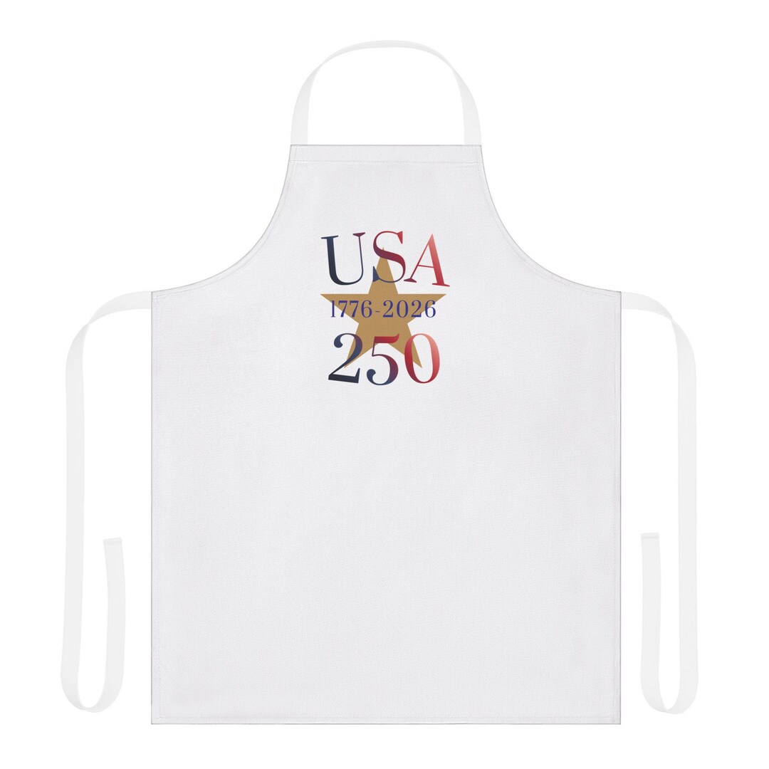 USA 250th Anniversary 1776 Apron - Patriotic Celebration Cook Apron - Etsy