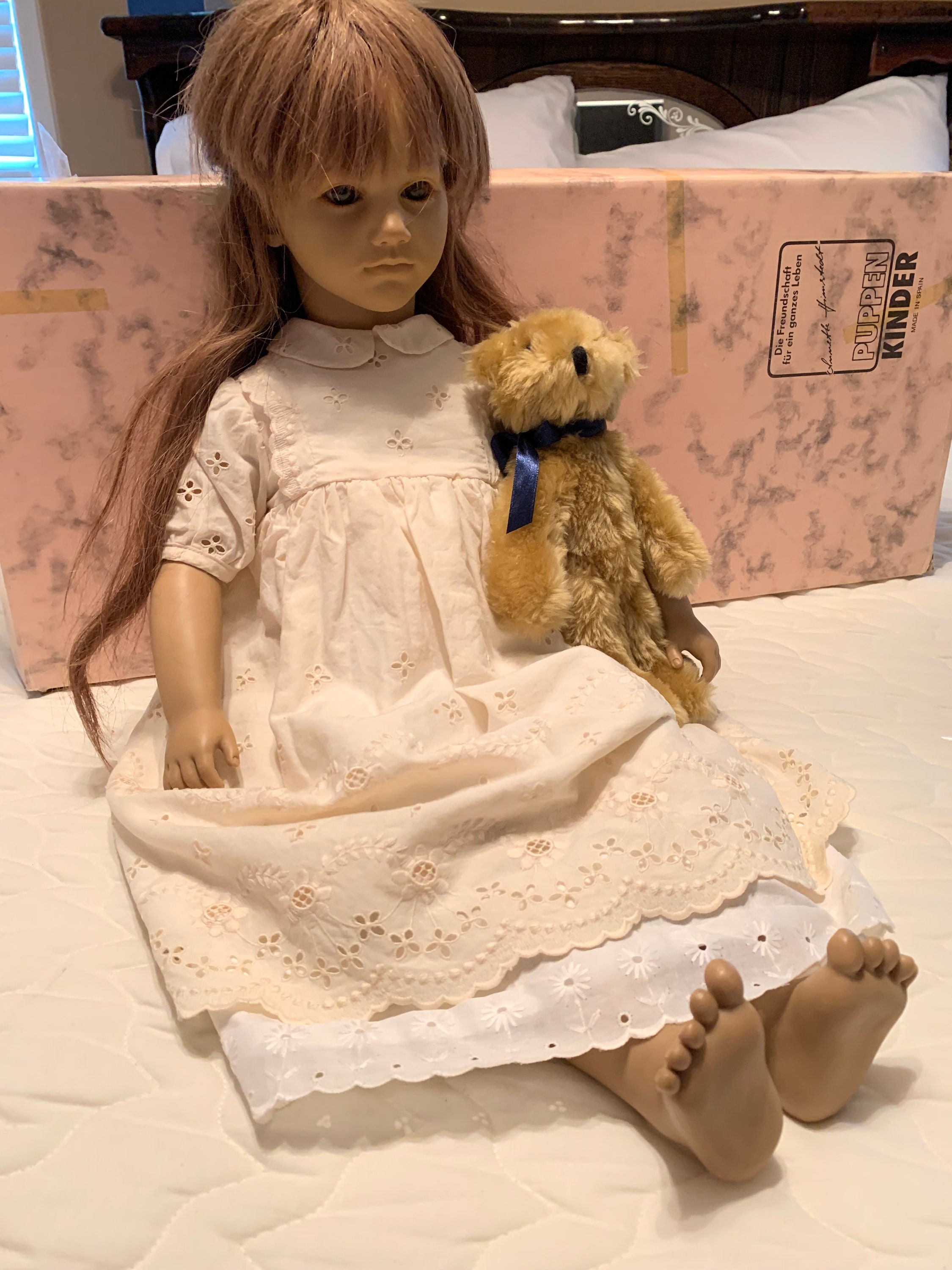 PAULA Annette Himstedts 26 Doll With Brown Bear - Etsy
