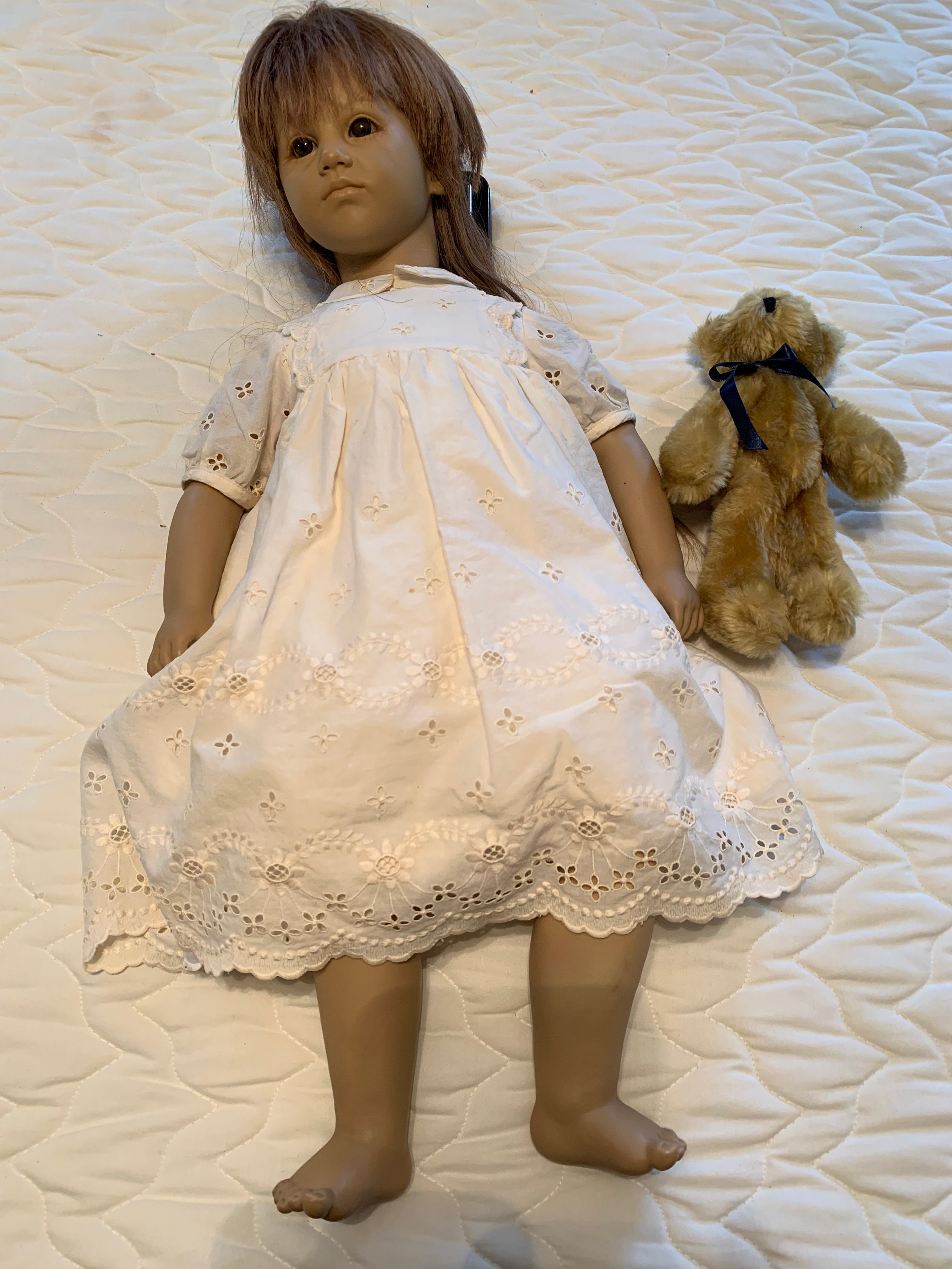 PAULA Annette Himstedts 26 Doll With Brown Bear - Etsy