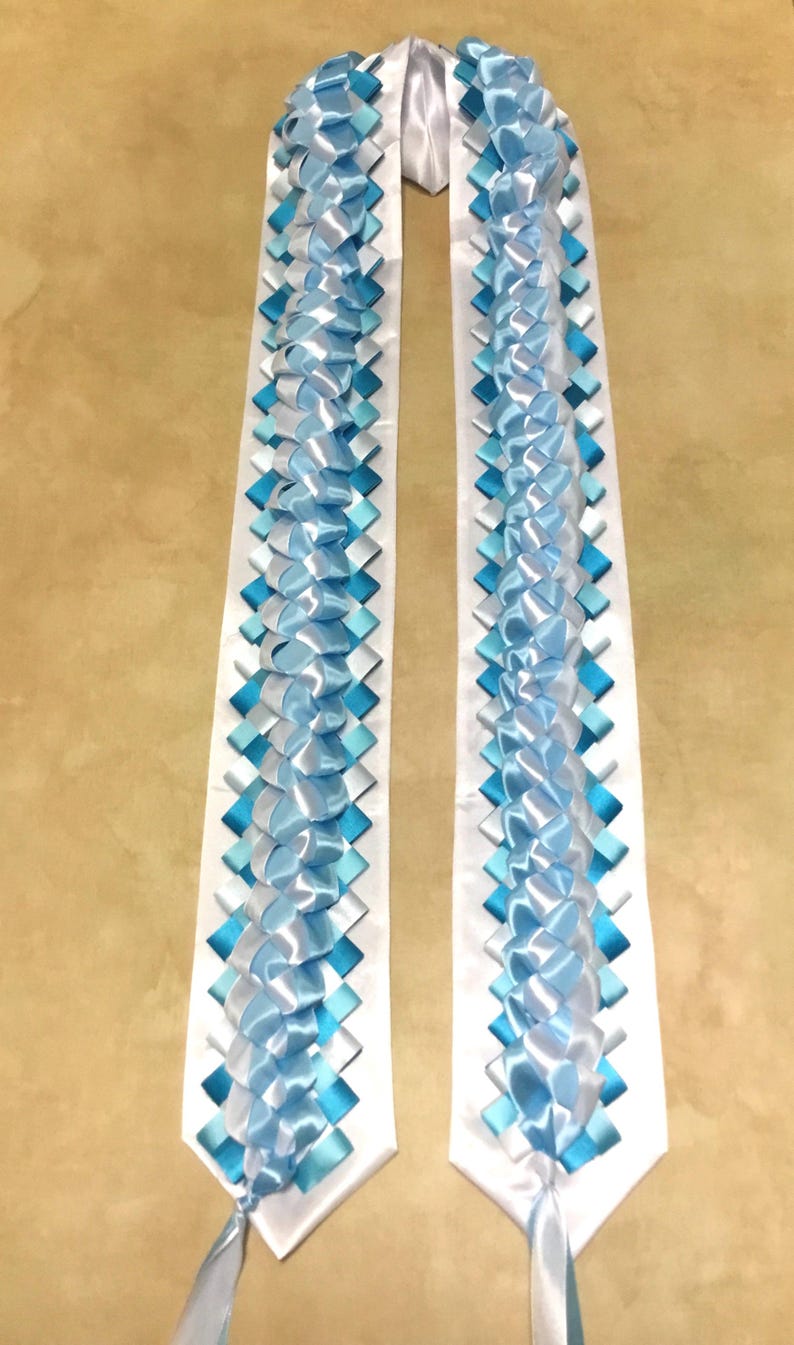 Custom, Made to Order GRADUATION Senior Ribbon Leis Stole Sash, Lots of ...