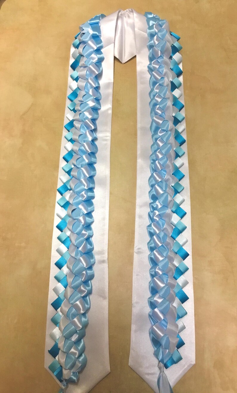 Custom, Made to Order GRADUATION Senior Ribbon Leis Stole Sash, Lots of ...