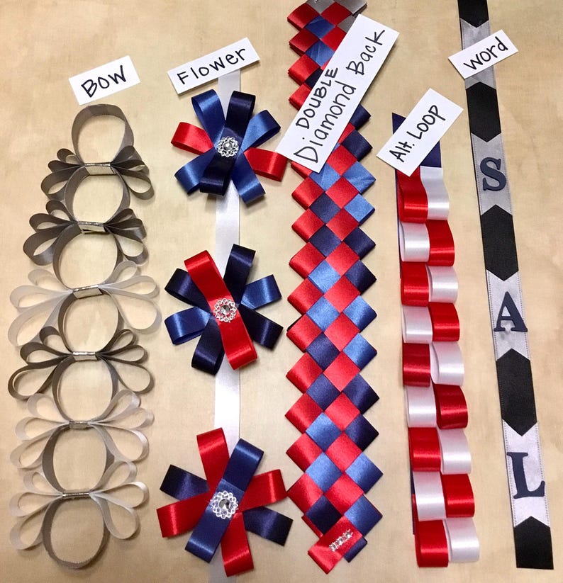 Customizable HOCO Mum Chain Braid: Homecoming Corsage Accessory - Etsy