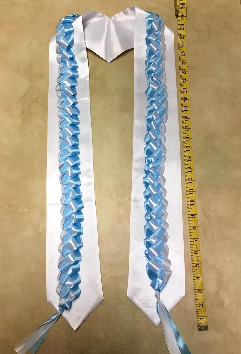 Custom, Made to Order GRADUATION Senior Ribbon Leis Stole Sash, Lots of ...